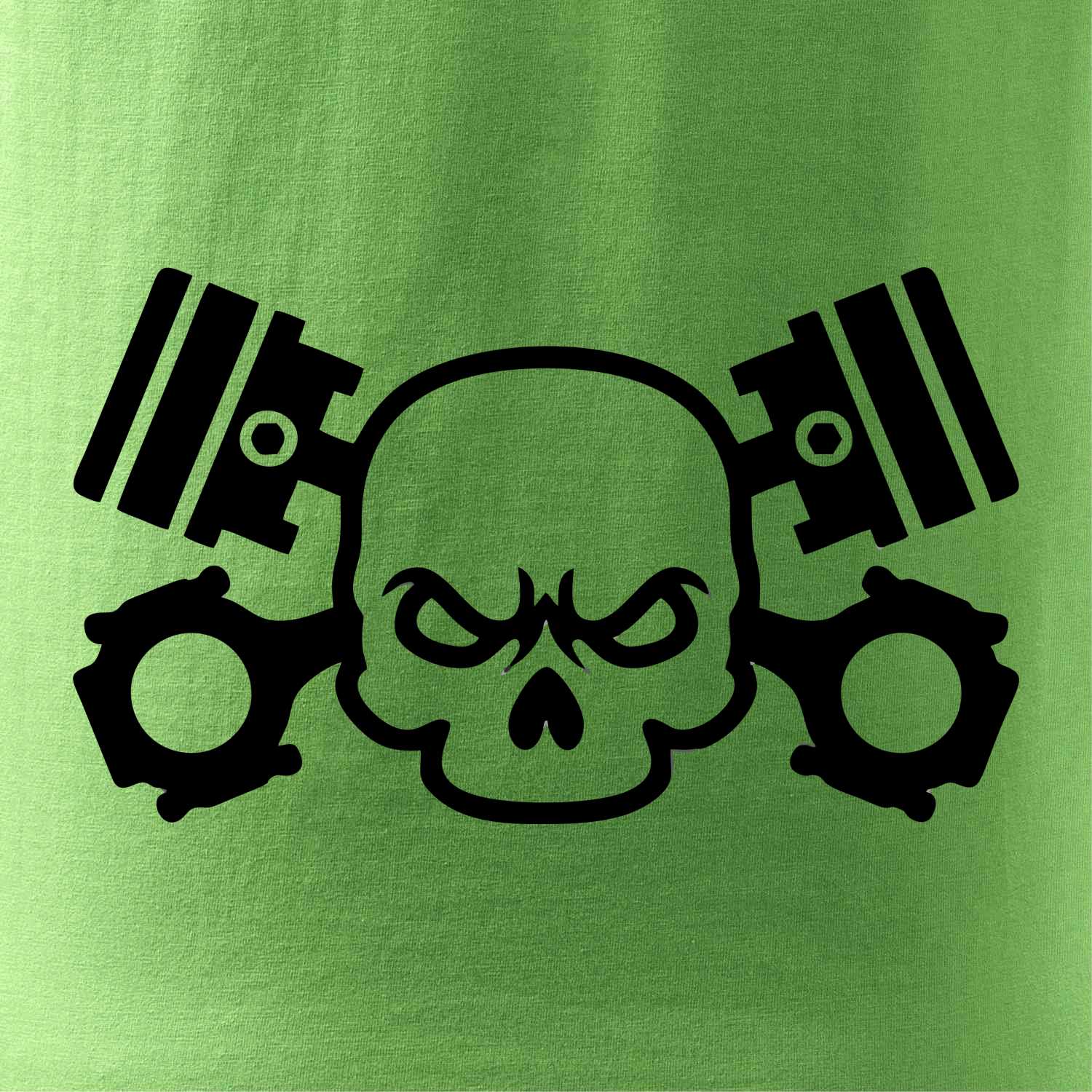 Lebka písty - Klasické pánské triko | MyShirt.cz