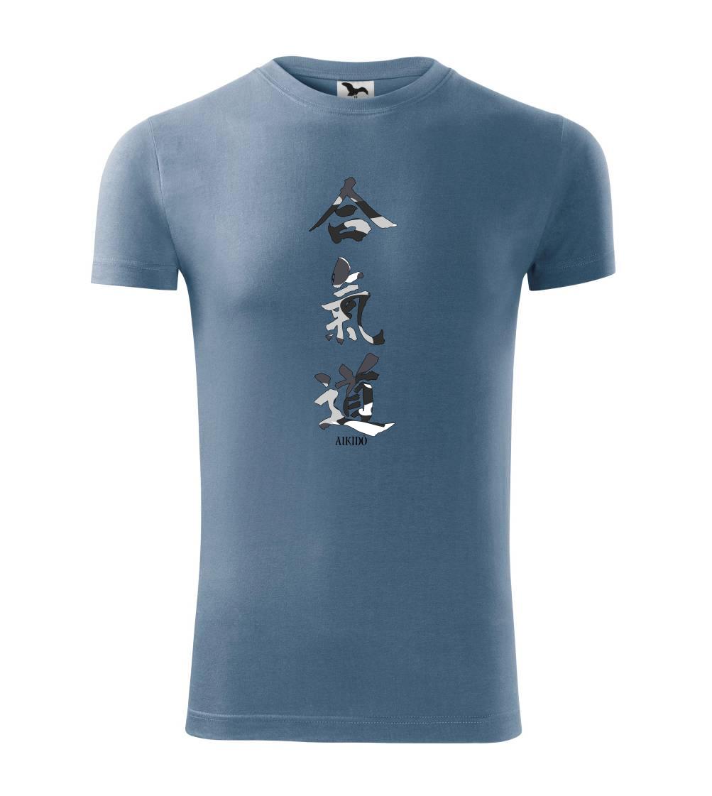 Aikidó maskáčový nápis - Viper FIT pánské triko | MyShirt.cz