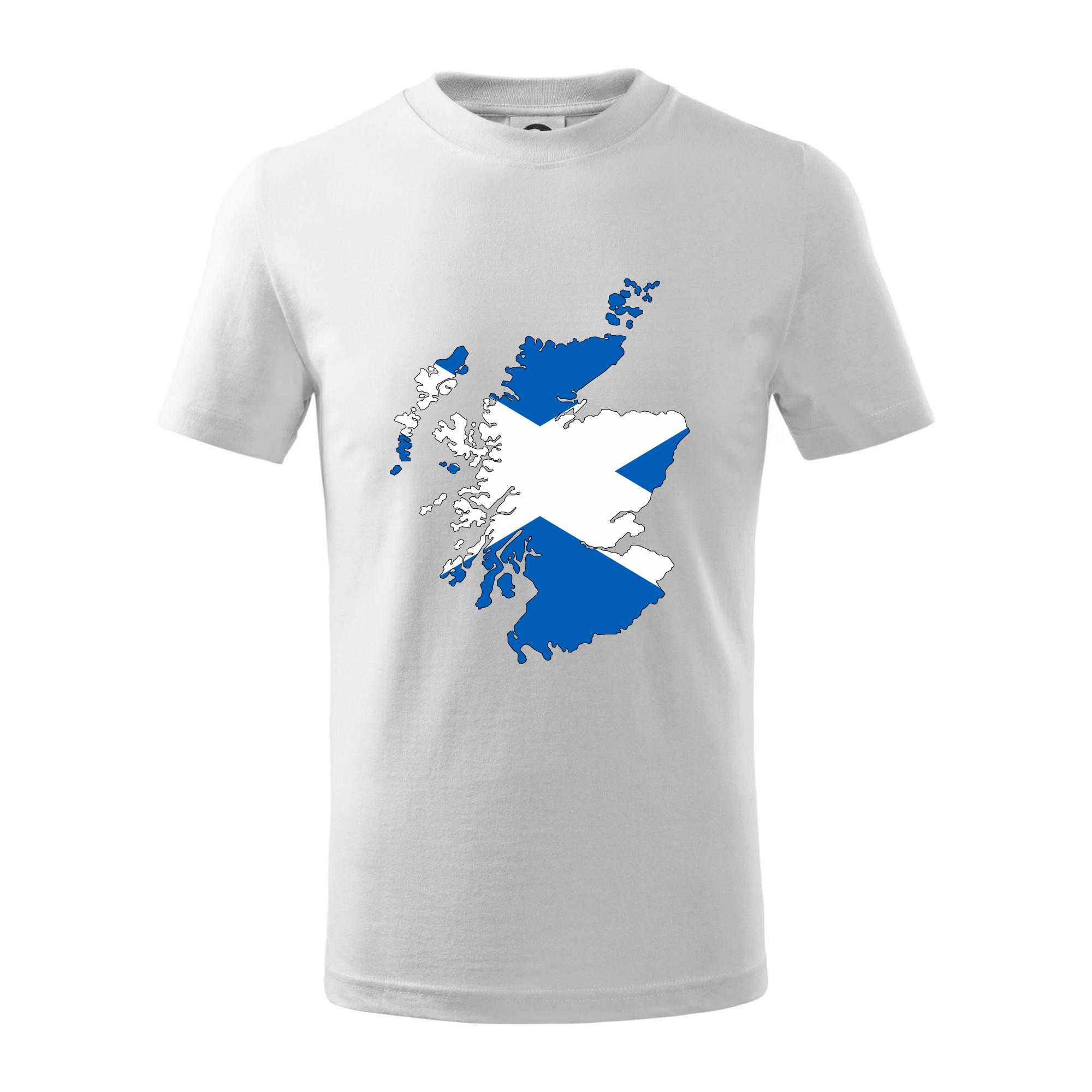 Skotsko mapa - Tričko dětské bavlněné | MyShirt.cz