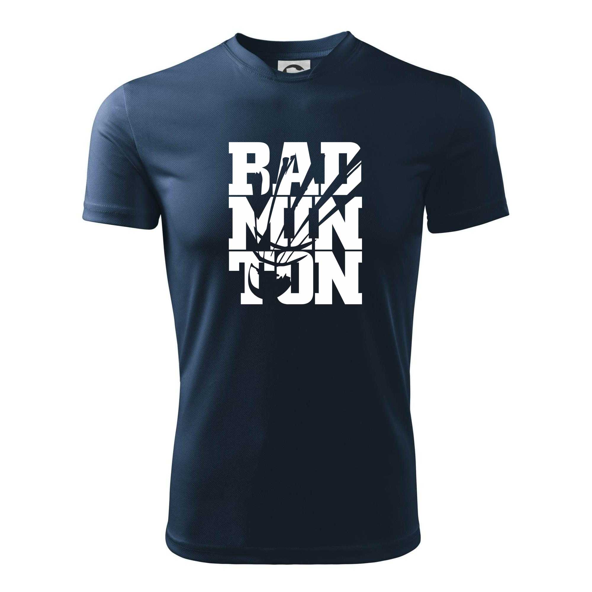 Badminton nápis - Pánské triko Fantasy sportovní (dresovina) | MyShirt.cz