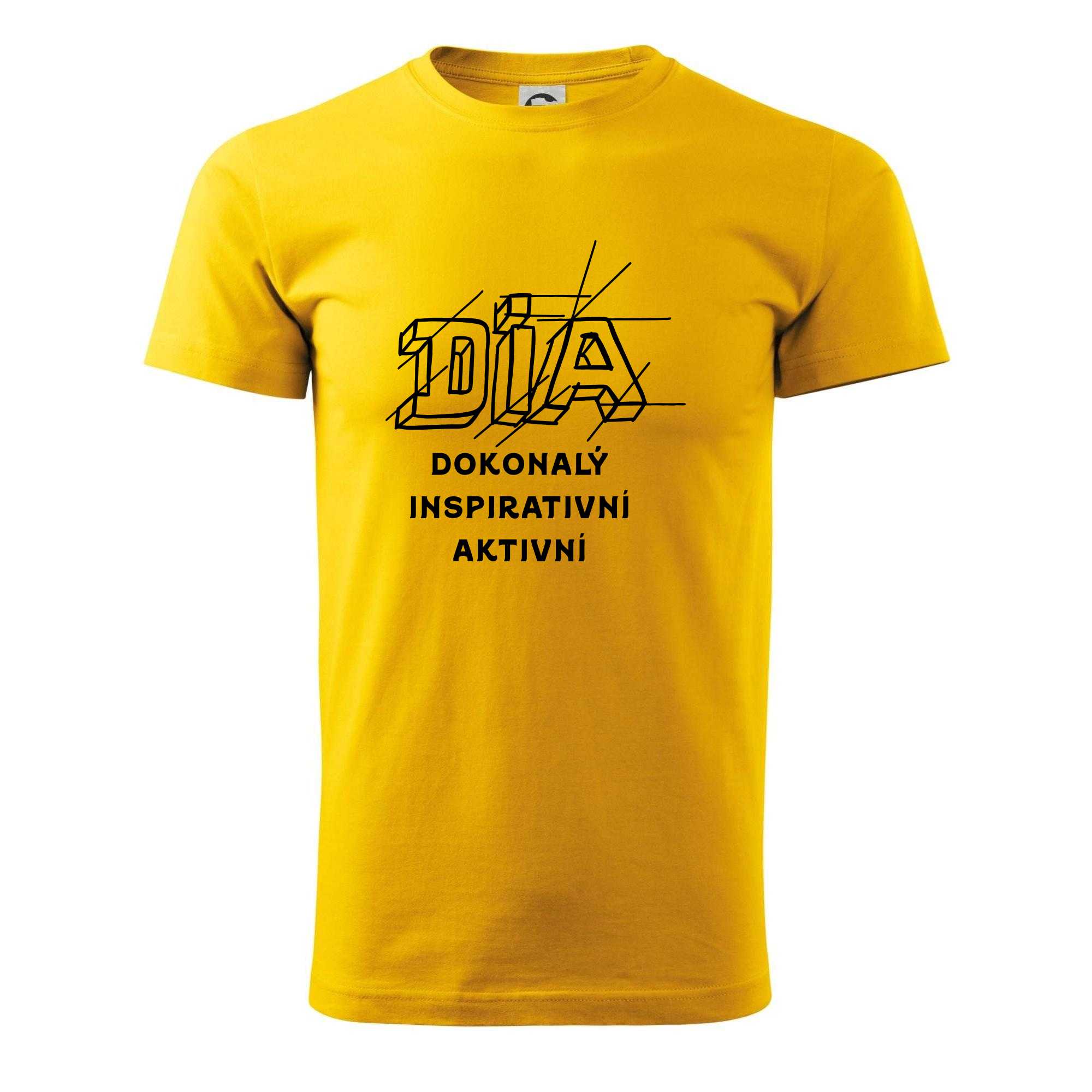 D I A Nápis - Triko 5XL extra velké | MyShirt.cz