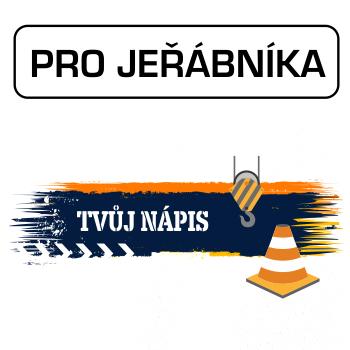 Stavba - vlastní nápis - jeřábník - Unisex triko na vodu | MyShirt.cz