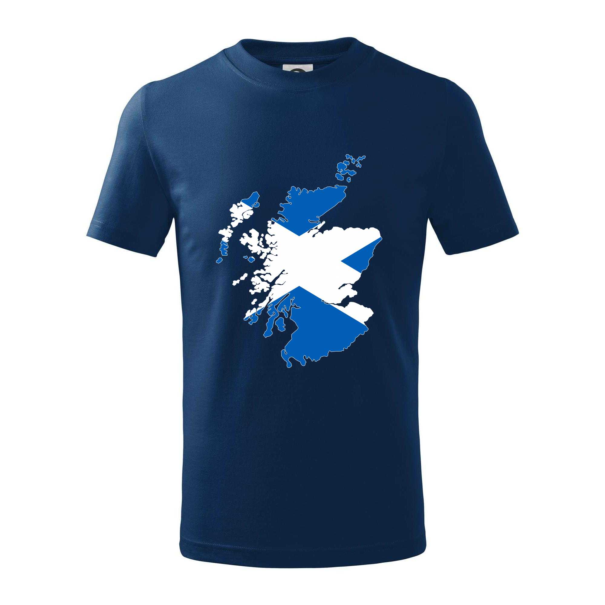 Skotsko mapa - Tričko dětské bavlněné | MyShirt.cz