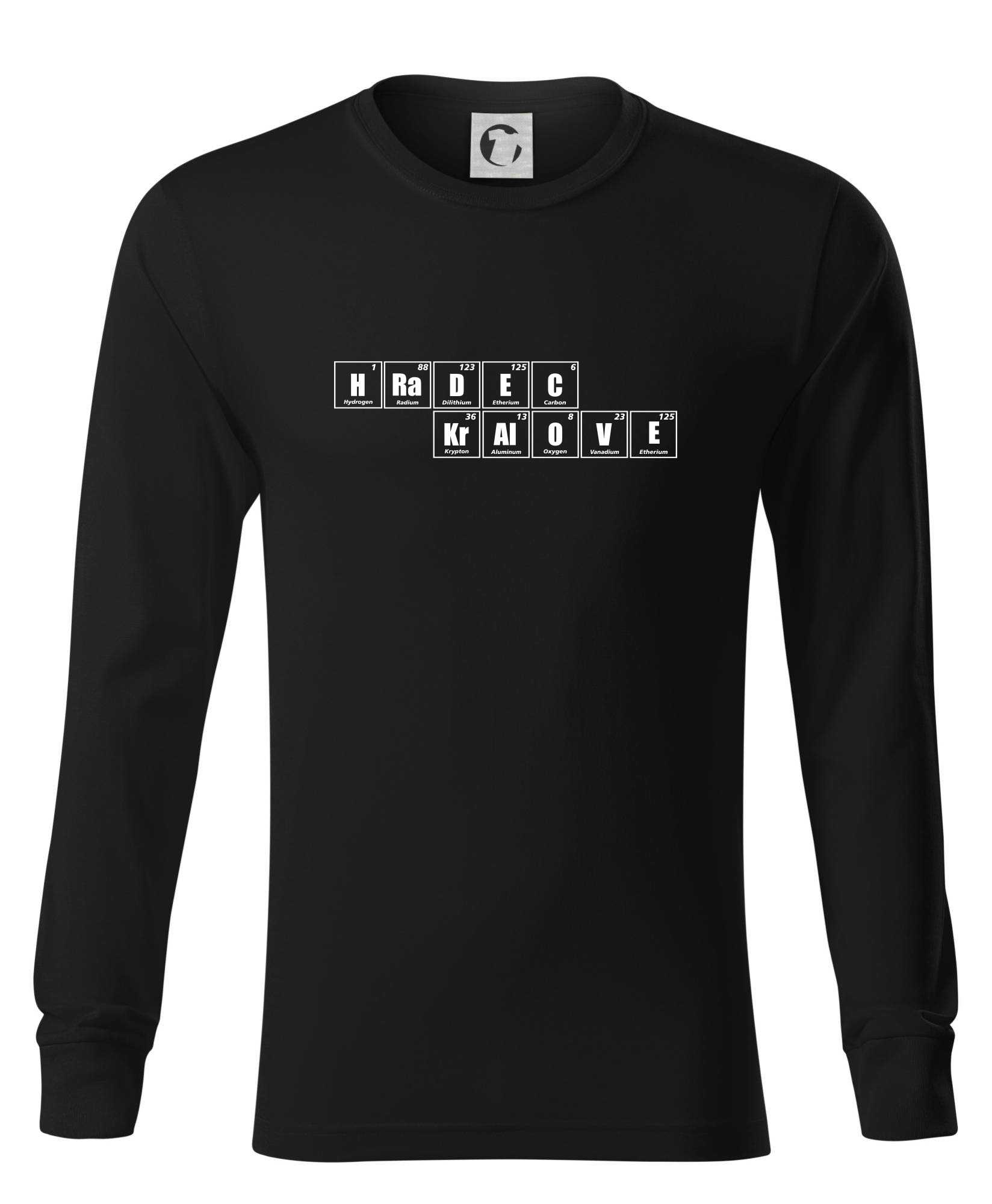 Periodická tabulka Hradec Králové - Triko s dlouhým rukávem LS R05 | MyShirt.cz