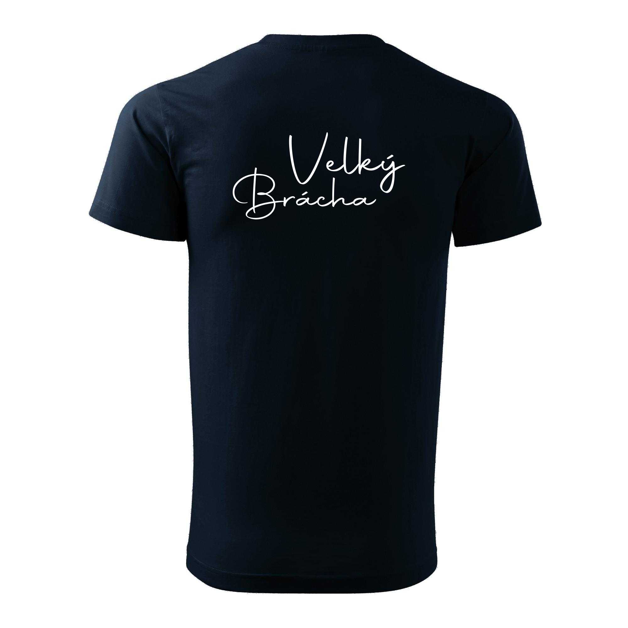 Velký brácha - nápis na zádech - Triko 5XL extra velké | MyShirt.cz