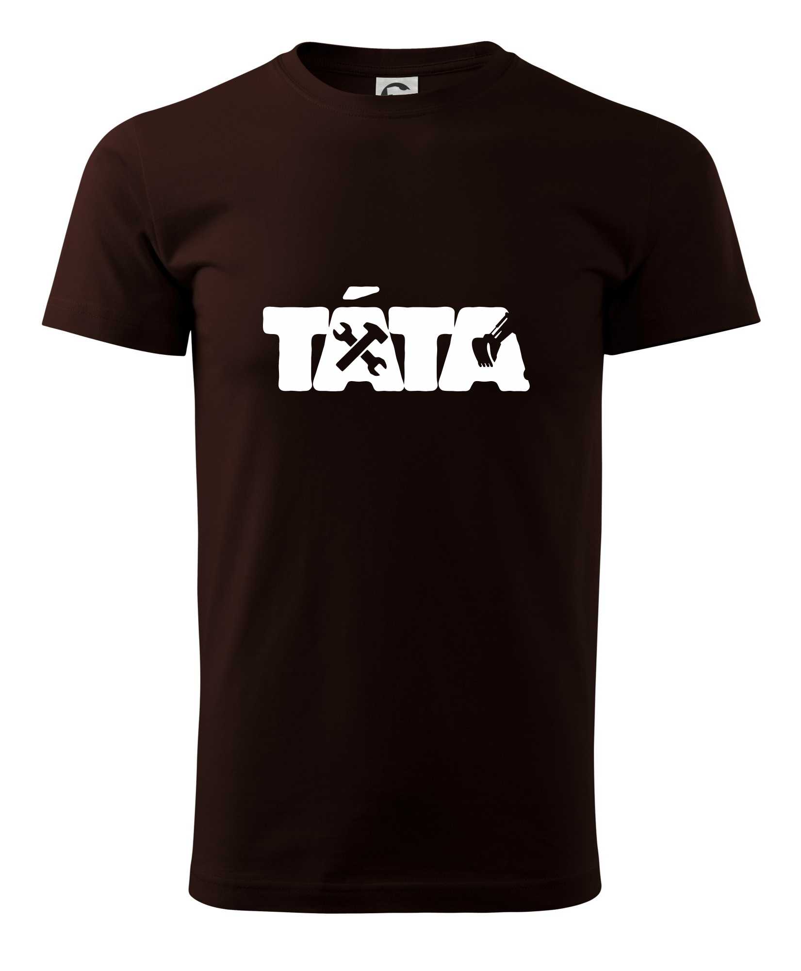 Táta nápis - bagrista - Pánské triko nižší gramáže | MyShirt.cz