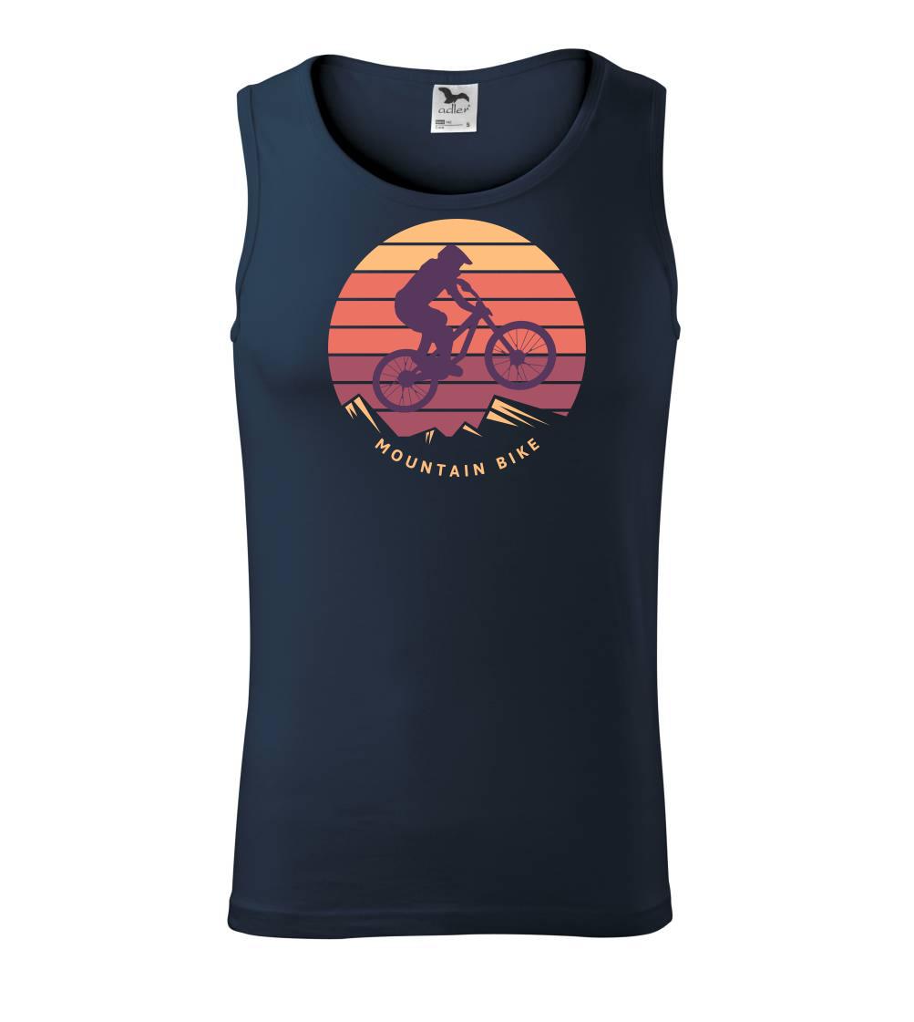 MTB barevné kolo západ slunce - Tílko pánské Core | MyShirt.cz