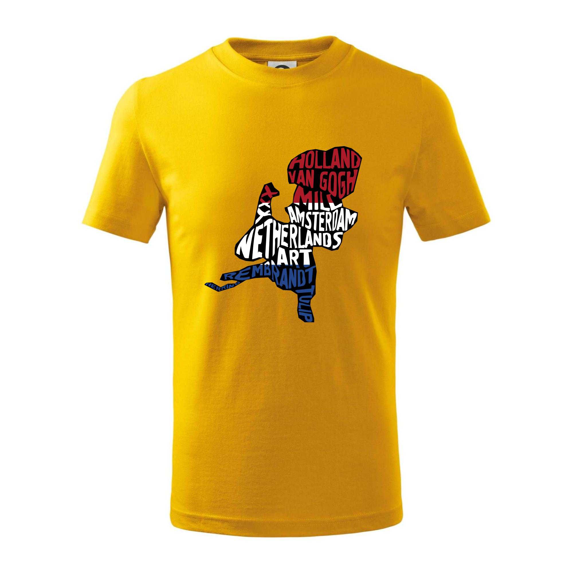 Mapy - názvy měst - Nizozemí - Tričko dětské bavlněné | MyShirt.cz