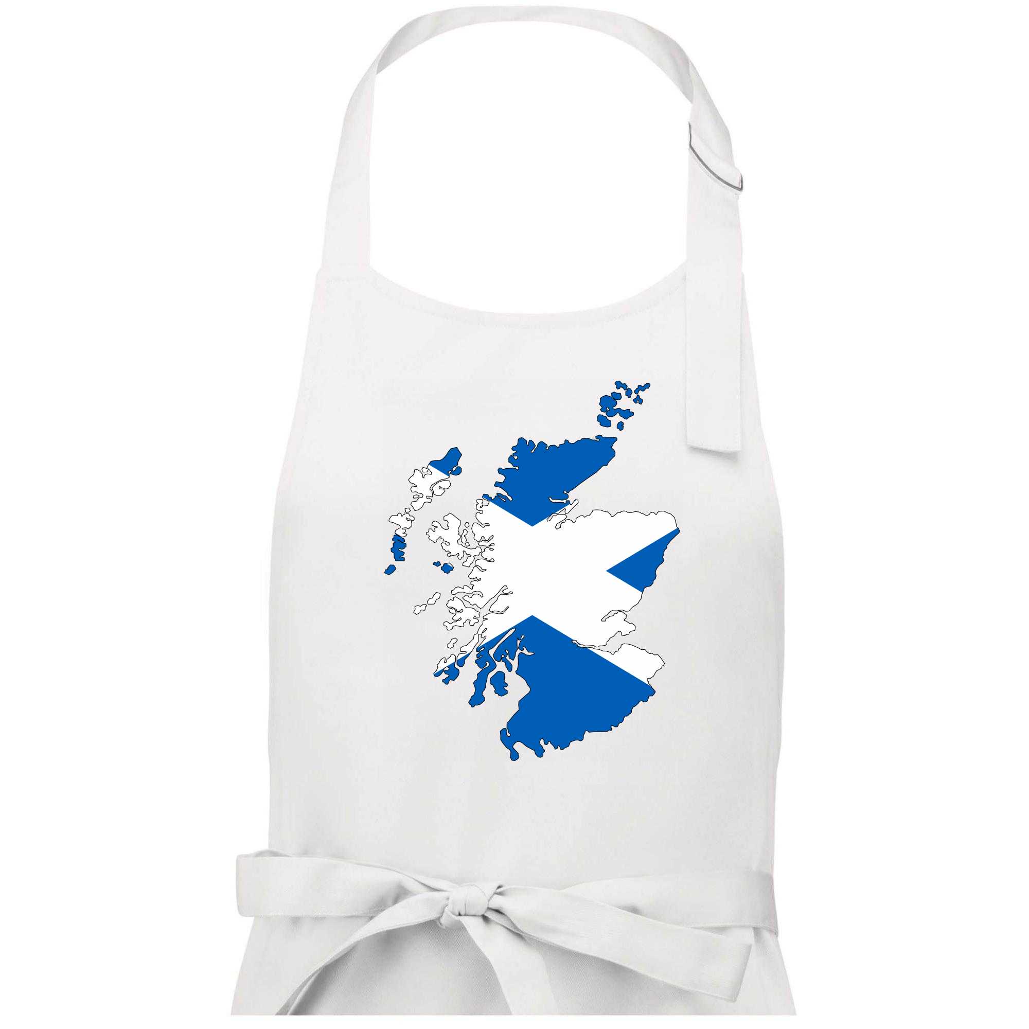 Skotsko mapa - Pánská zástěra na vaření | MyShirt.cz