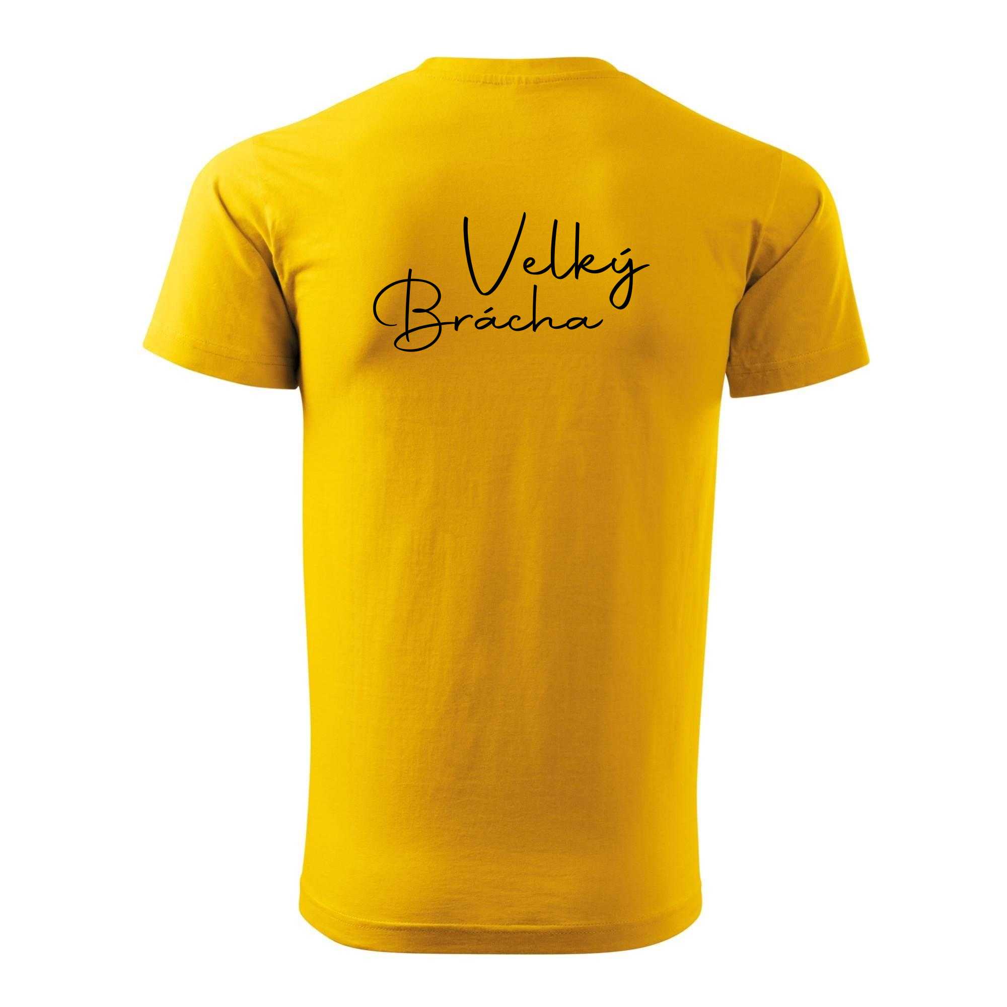 Velký brácha - nápis na zádech - Triko 5XL extra velké | MyShirt.cz