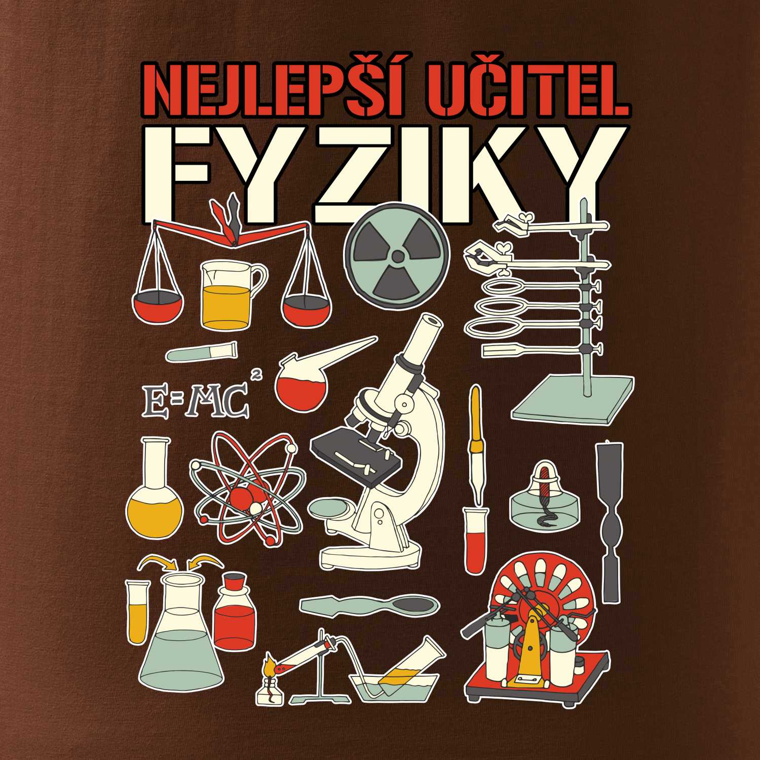 Nejlepší učitel fyziky - Klasické pánské triko | MyShirt.cz